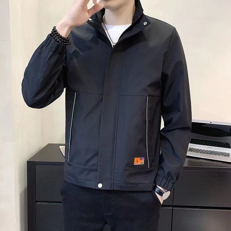 2025 jaket korporat Luxury Business Fleece-Lined Thickened Men's Jacket ...