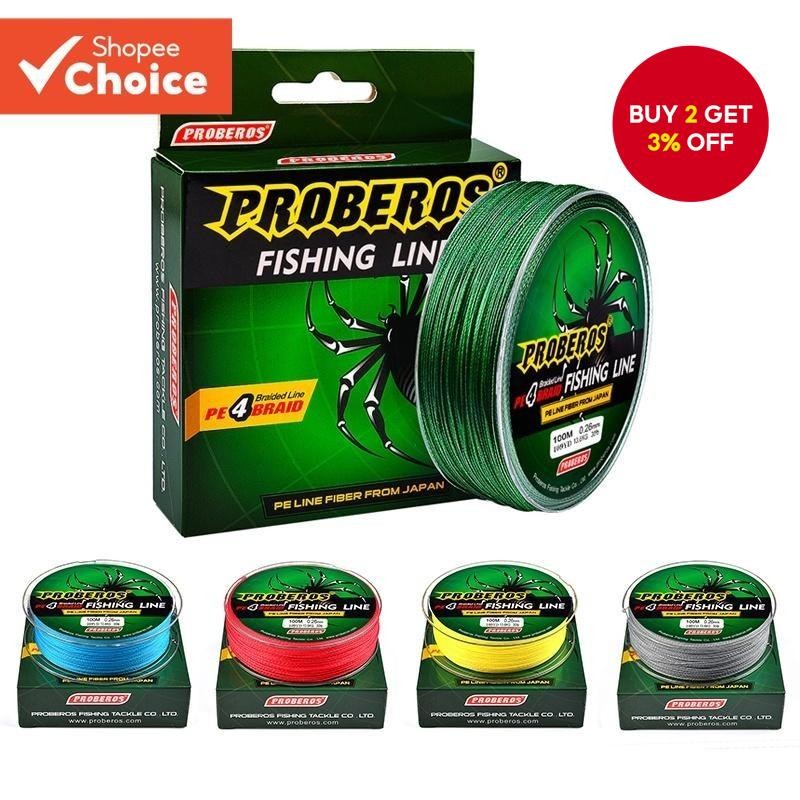100m 4-strand Super Strong Braided Line 6-100lbs Carp Smooth Fishing ...