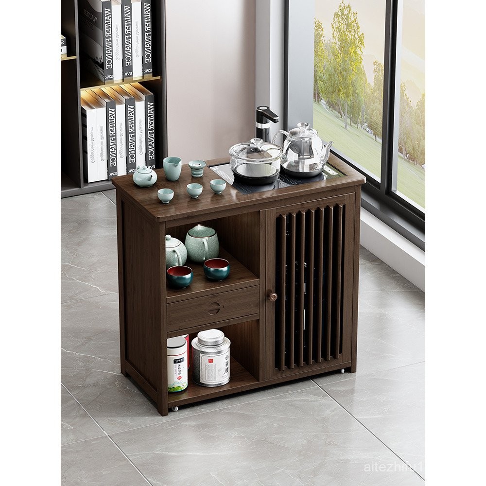 Movable Tea Table Side Cabinet Tea Cabinet Tea Cabinet Small Tea Table ...