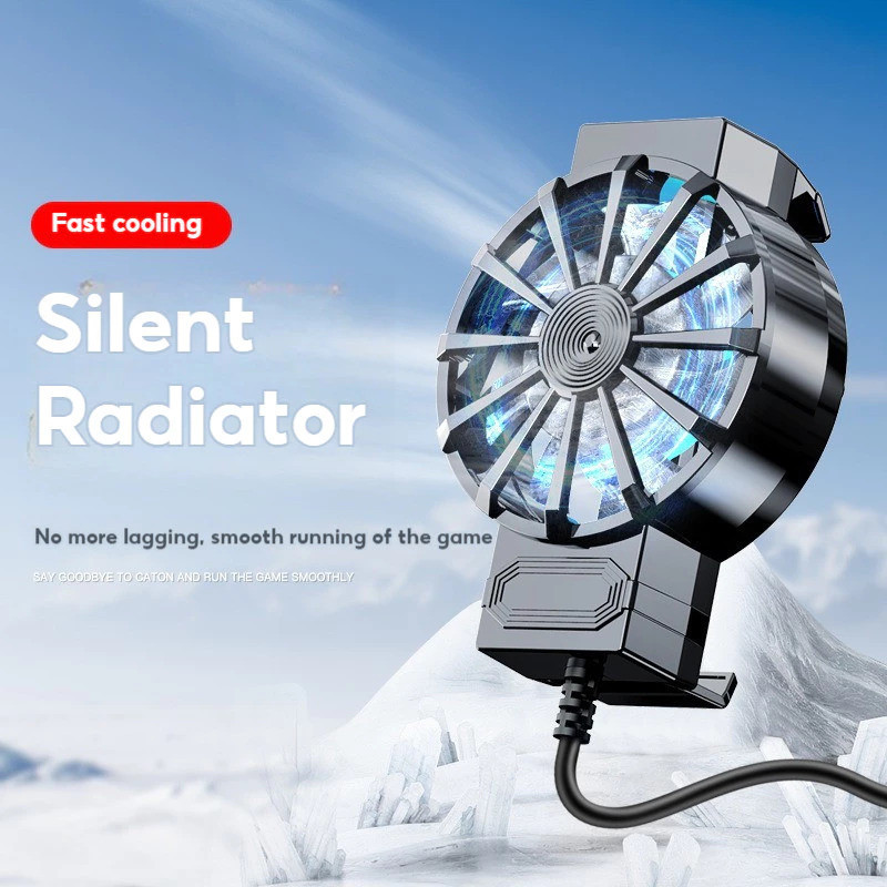 Mobile Phone Cooling Fan Mini Universal Phone Cooler Smartphone Cooler ...