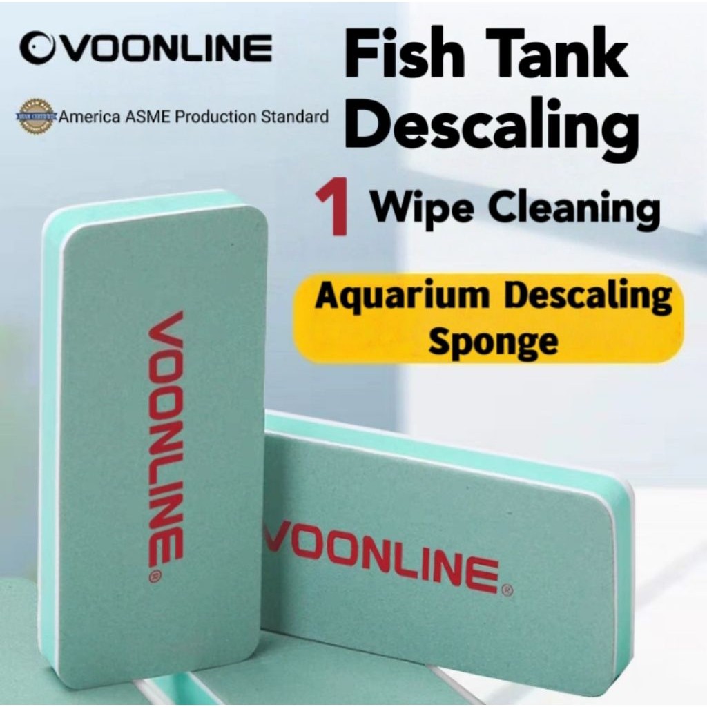 💦Voonline💦 Descaling Fish Tank Wipe Cleaning Aquarium Inner Glass ...