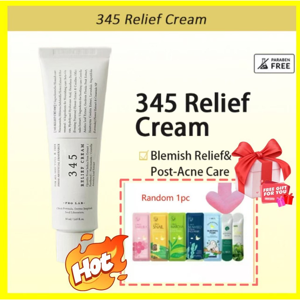 [Soothing]345 Relief Cream | Targeted Acne Relief & Pimple Reduction ...