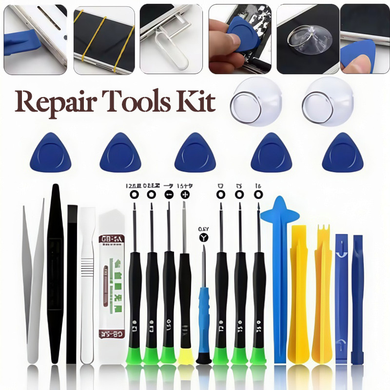 25 in1 Mobile Phone Repair Tools Kit DIY Repair Mobile Phone Laptop ...