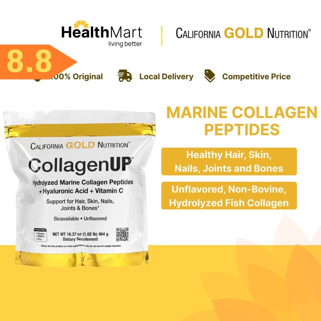 [SG] California Gold Nutrition Collagen UP, Marine Collagen Peptides ...