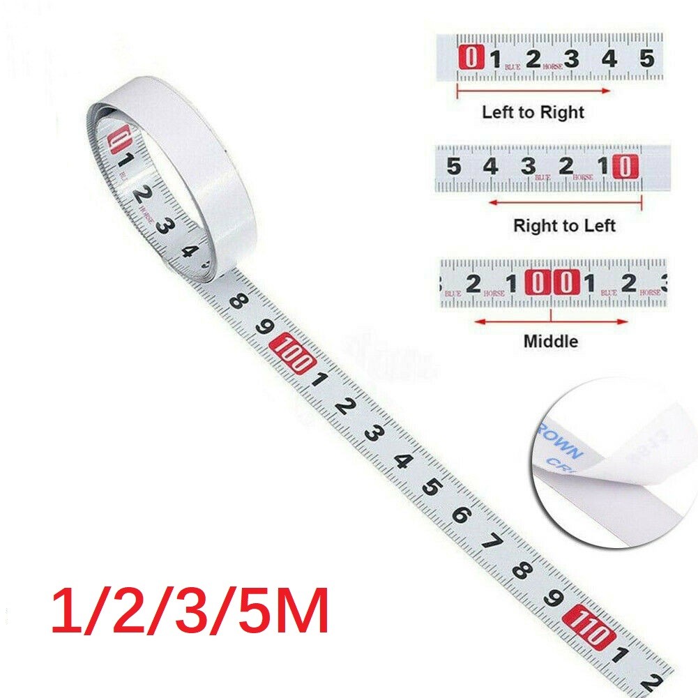 [weloves] 1-5M Self Adhesive Metric Miter Track Tape Measure Scale ...