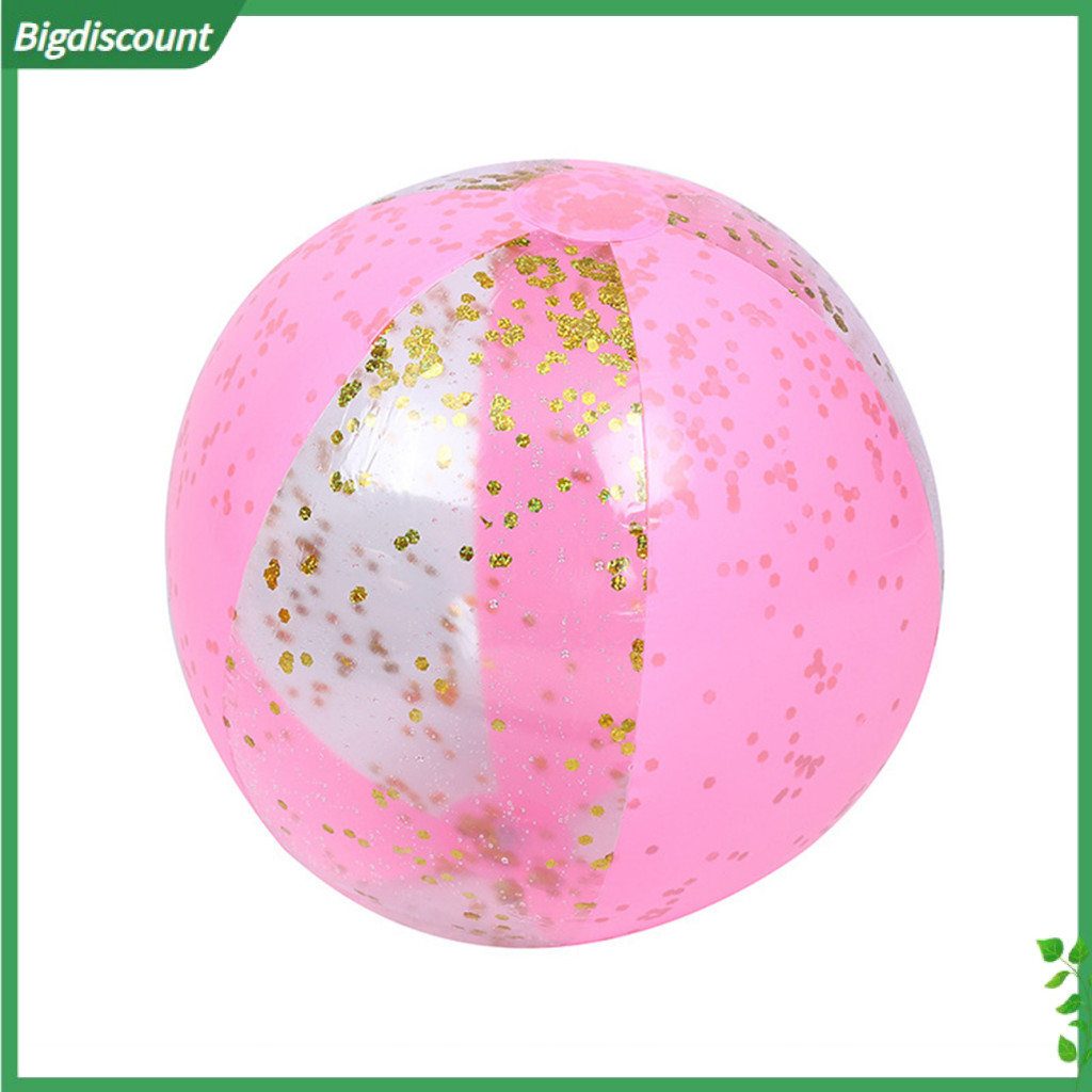 {BIG} Beach Ball Toy Good-looking Portable Thickened Sequins ...