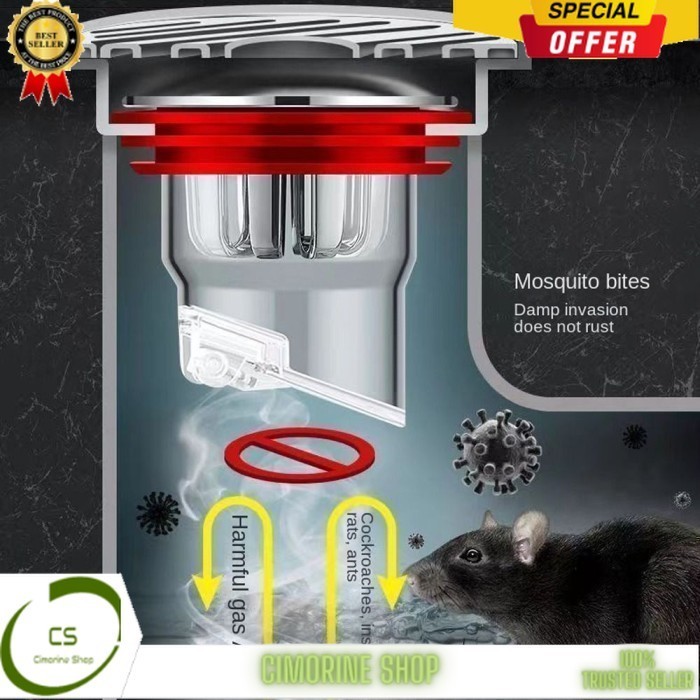 Smart Floor Drain (anti Odor Drain Cover - Automatic anti Odor And ...