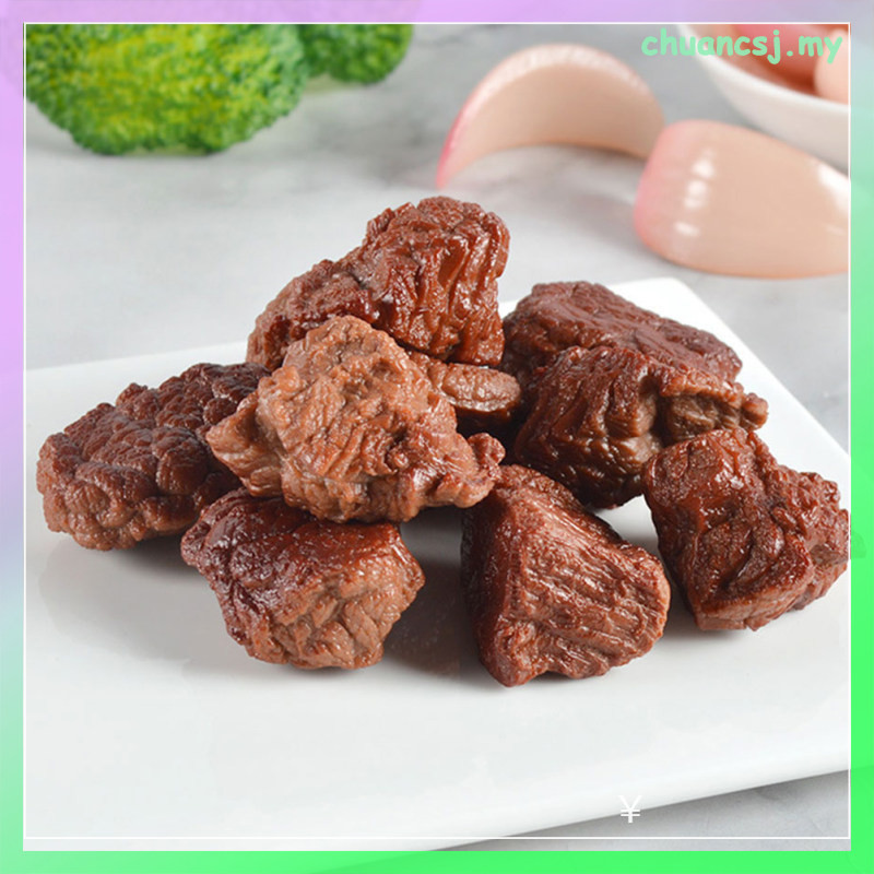 4 Pcs Kitchen Fake Meat Prop Beef Model Simulation Toy Western Decor ...