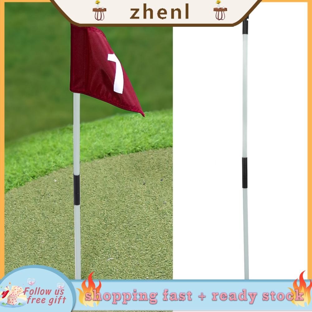 Zhenl Practice Putting Green Flag Stick 2 Section Golf Flagstick for ...