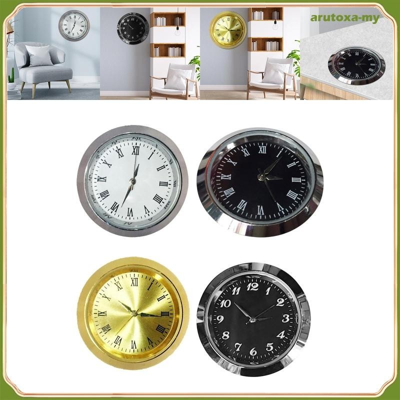[ArutoxaMY] Mini Clock Insert 35mm Clock Head Movement Silent Round ...