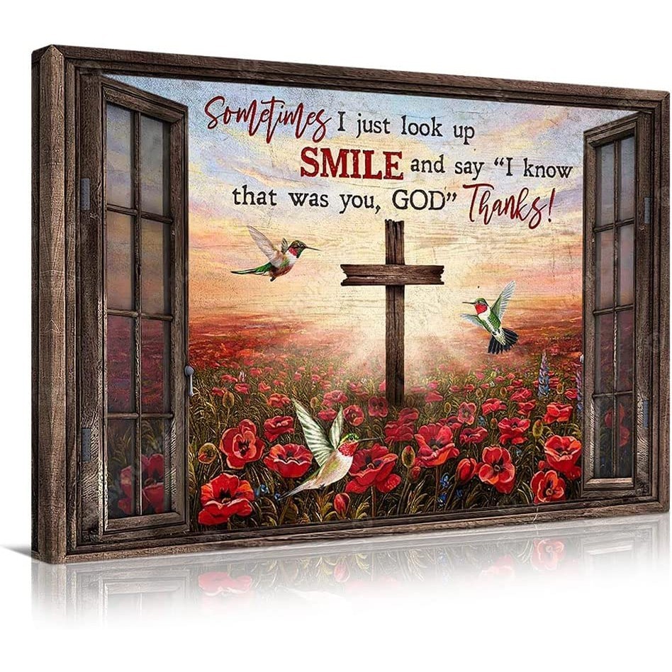 Bible Verse Canvas Wall Art Inspirational Home Decor Painting Crosses ...