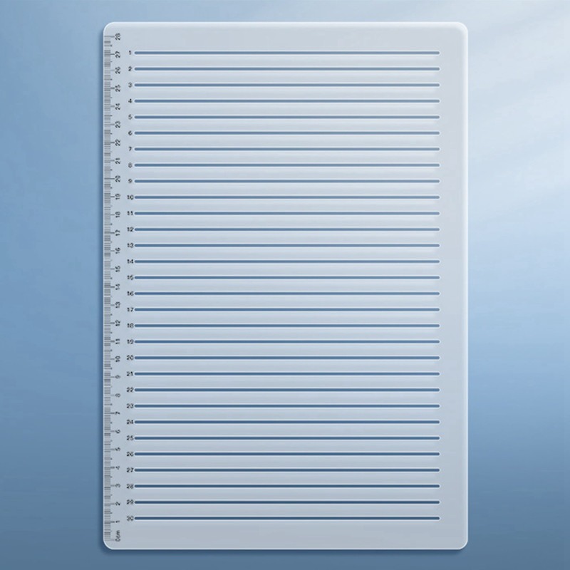 KUHONG Grid Ruler For Students, No Need To Draw Lines, 0.9cm 1cm, Grid ...