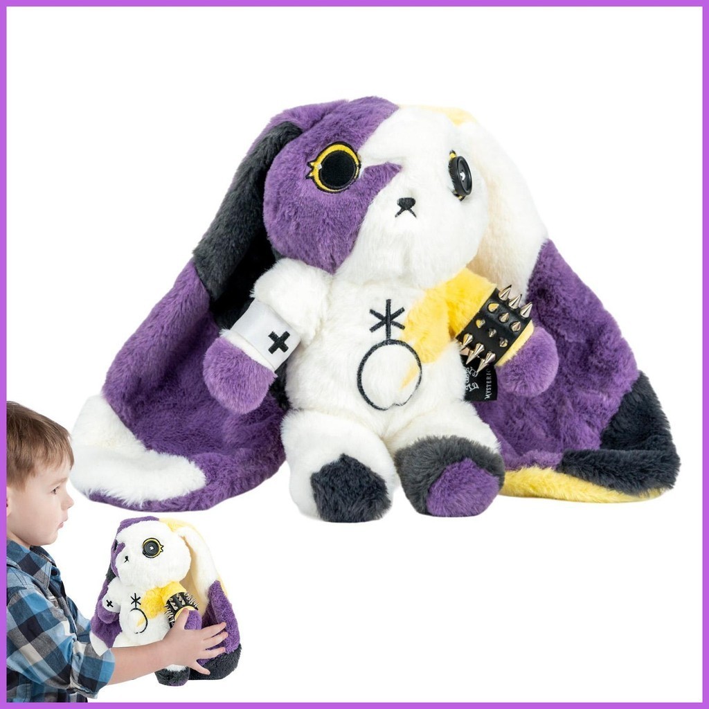 30cm Creepy Gothic Bunny Plush Spooky Bunny Stuffed Animal Cute Horror ...