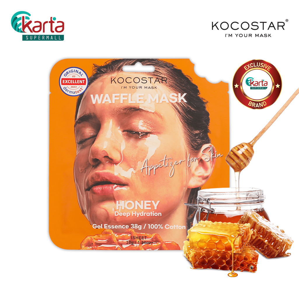 KOCOSTAR Waffle Honey Mask 38g | Shopee Malaysia