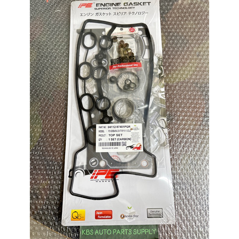 04112-97401 Top Set Gasket dan overhaul gaskets for Perodua Myvi 1.3 ...