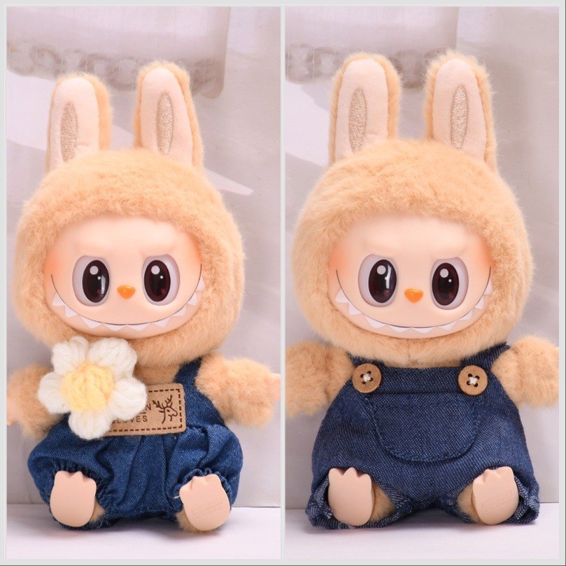 Labubu v2 Clothes, Overalls | Shopee Malaysia