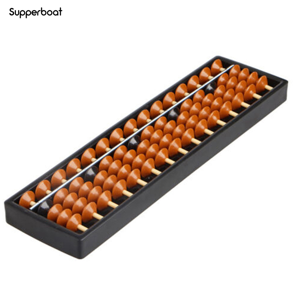 15 Digits Abacus Arithmetic Tool Children Math Learning Aid Calculating ...