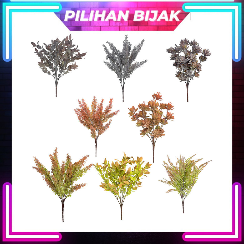 Artificial Leaf Artificial Plant Daun Hiasan Daun Gubahan Daun Jambak ...