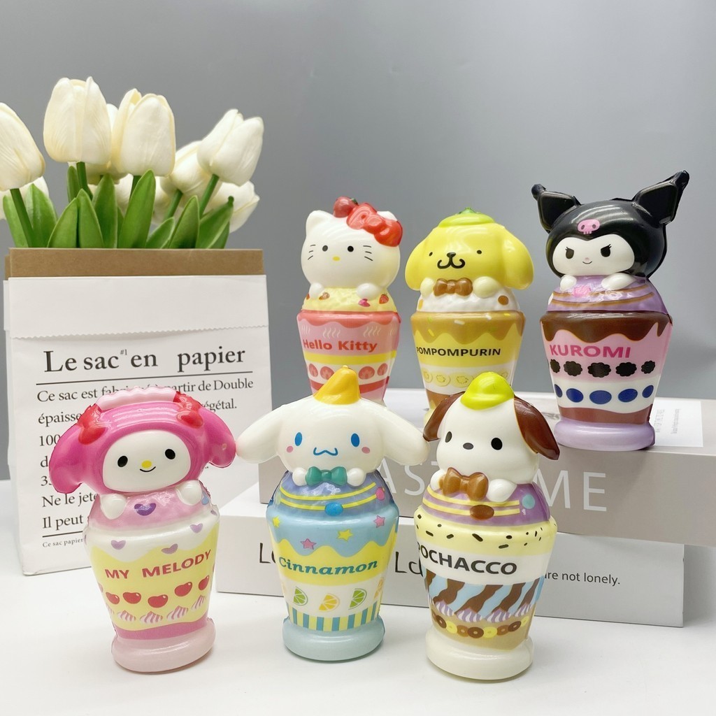 Squishy Sanrio Drink Character Squisi Squeeze Cute Decompression Pinch ...