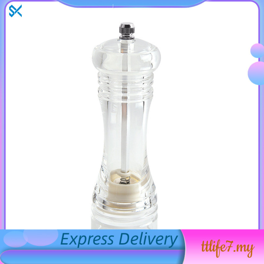 Salt And Pepper Grinder Refillable Pepper Shaker With Adjustable ...