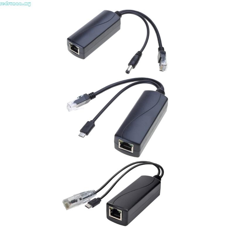 redsunaa Gigabit PoE Splitter Active PoE Splitter 48V to 5V 1000m Power ...