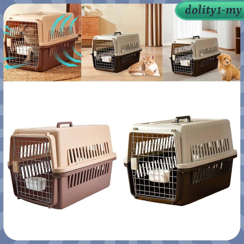 [DolitybdMY] Cat Carrier Transport Box Hard Sided Dog Cat Kennel for ...