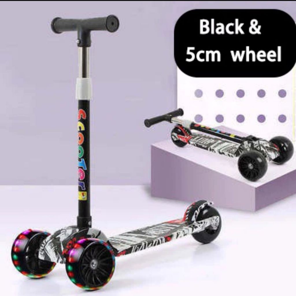 Skuter Budak Kids Scooter Scooter for Kids Foldable a Adjustable Kids ...