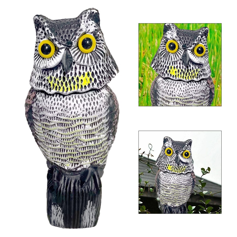 {New822}Realistic Garden Bird Deterrent Decoy Effective Pest Control ...