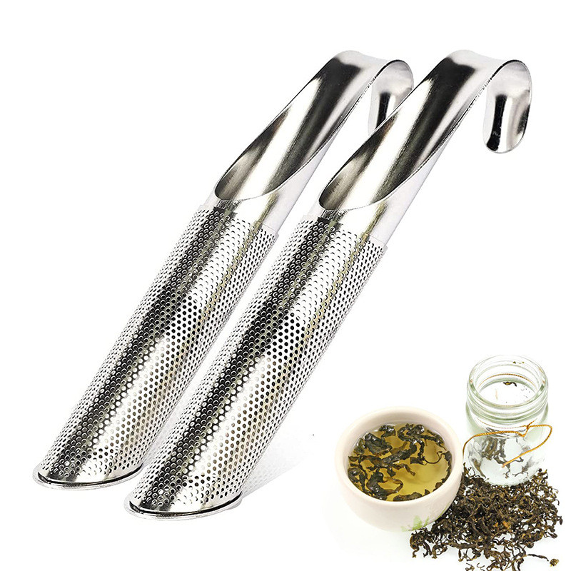 304 Stainless Steel Tea Filter Hanging Pipe Type Tea Strainer Tea ...