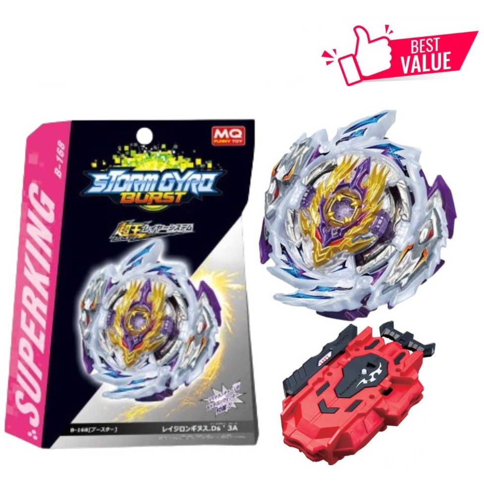 Ready Stock !!! Beyblade B-168 Rage Longinus Ds'3A Beyblade Burst Kids ...