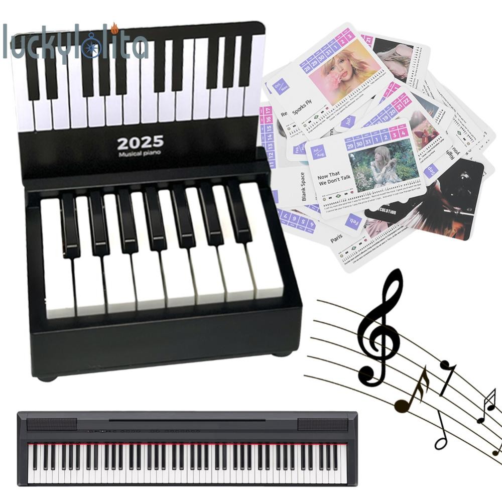 Taylor Piano Calendar 2025 15 Keys Piano Calendar Playable Mini Piano ...