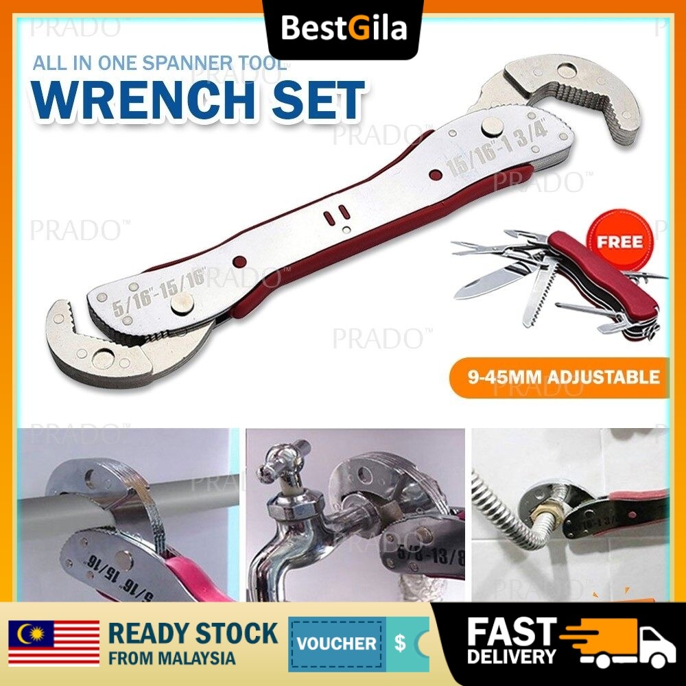 BestGila Malaysia MAXGEAR Universal Wrench Magic Adjustable Multi ...