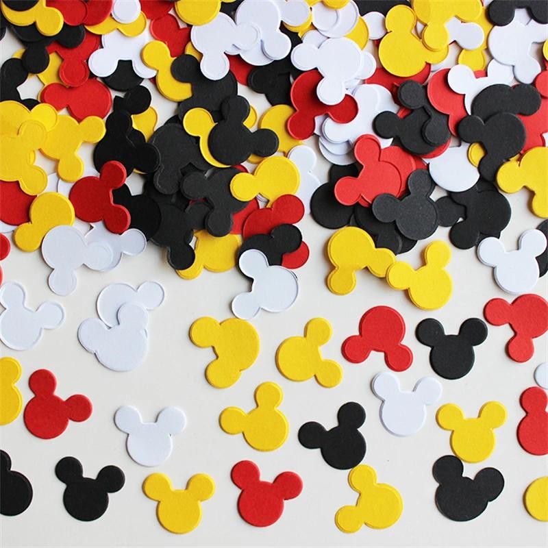 100pcs Disney Mickey Confetti Party Theme Decoration Tools Wedding ...
