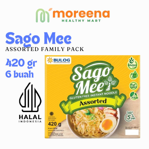 Assorted Family pack Sago Mee Gluten Free Sago Noodles 6 pack @70gr ...