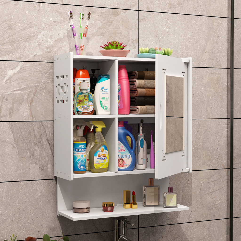Bathroom Mirror Cabinet Bathroom Wall Hanging Wash Basin Washstand Wall ...