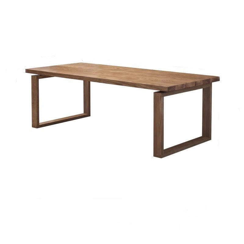 Meja makan kayu pepejal ke ruang tamu meja kerja meja besar kayu balak ...