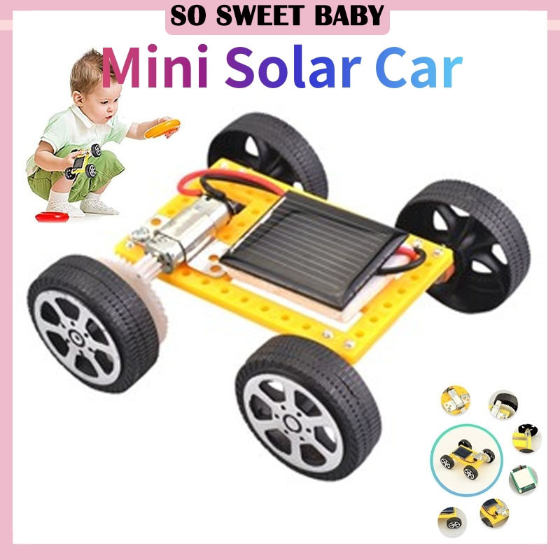 DIY Mini Solar Car Toys Science Educational Experiment Toys STEAM Toys ...