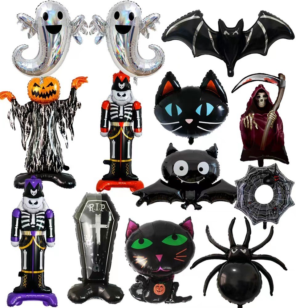 Halloween Party Decoration Prank Large Scary Skeleton Balloons Skull ...