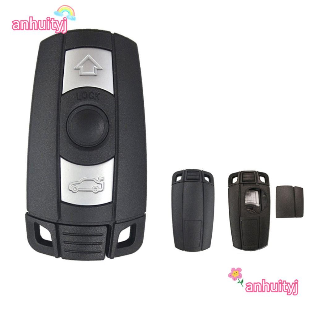 LANJ Remote Key Blade 3 Buttons Flip Fob Cover for For BMW E90 E91 E92 ...