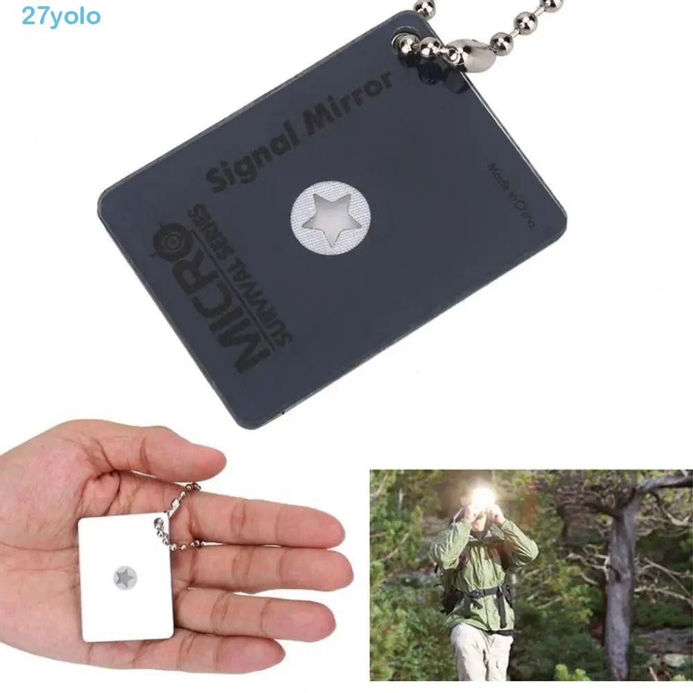 YOLO Outdoor Signal Mirror, Multifunction Daylight Rescue Mirror ...
