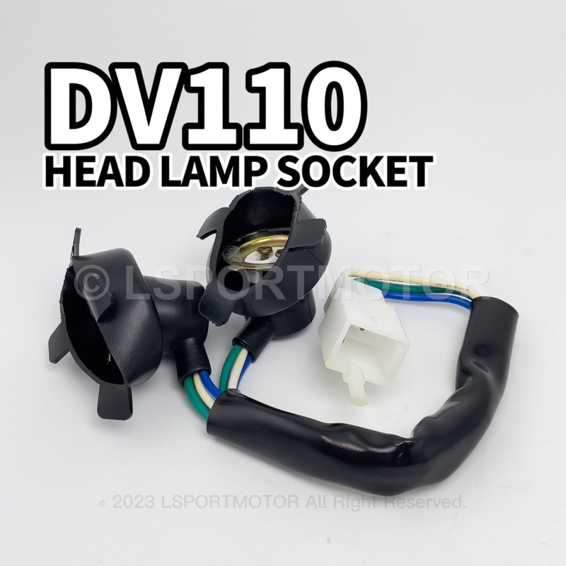 DEMAK DV110 HEAD LAMP SOCKET FRONT DEPAN LAMPU KEPALA SOCKET WIRE WIRING DV 110 | Shopee Malaysia