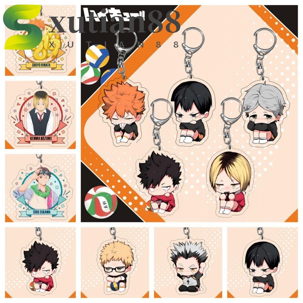 XUTIAN Anime Haikyuu Keychain, Kozume Kenma Oikawa Tooru Hinata Shoyo ...