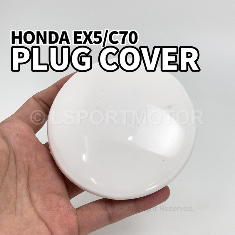 HONDA EX5 / DREAM / C70 / GBO / GBOJ PLUG COVER (WHITE) FRONT COVER ...