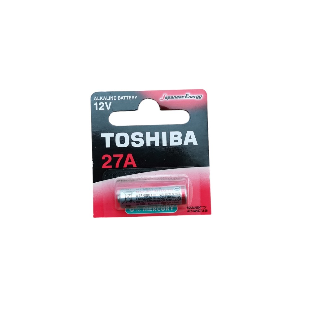 Toshiba Super Alkaline Battery 12V Remote Control 1pc ( 27A ) | Shopee ...