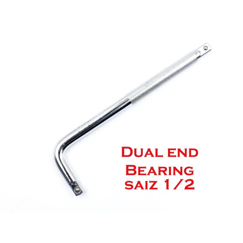 [Saiz 1/2] L extention Bar Wrench Socket Crv L Handle Socket Wrench L ...