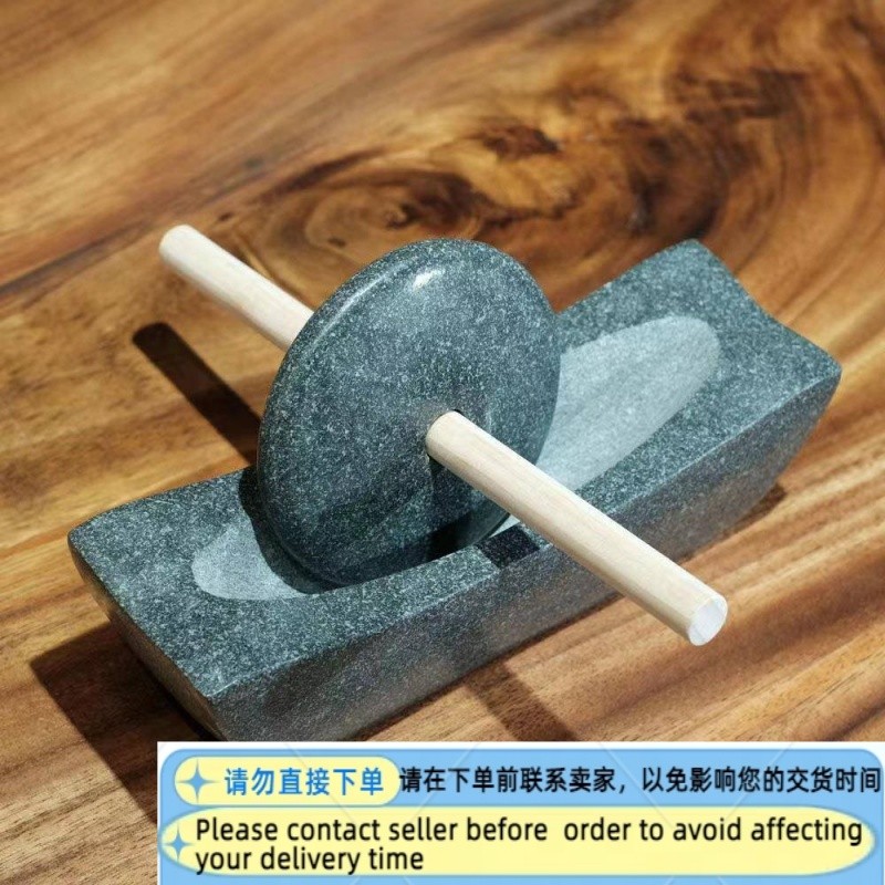 Get gifts/HY-6/Bluestone Roller Tang Dynasty Song Dynasty Tea Grinding ...