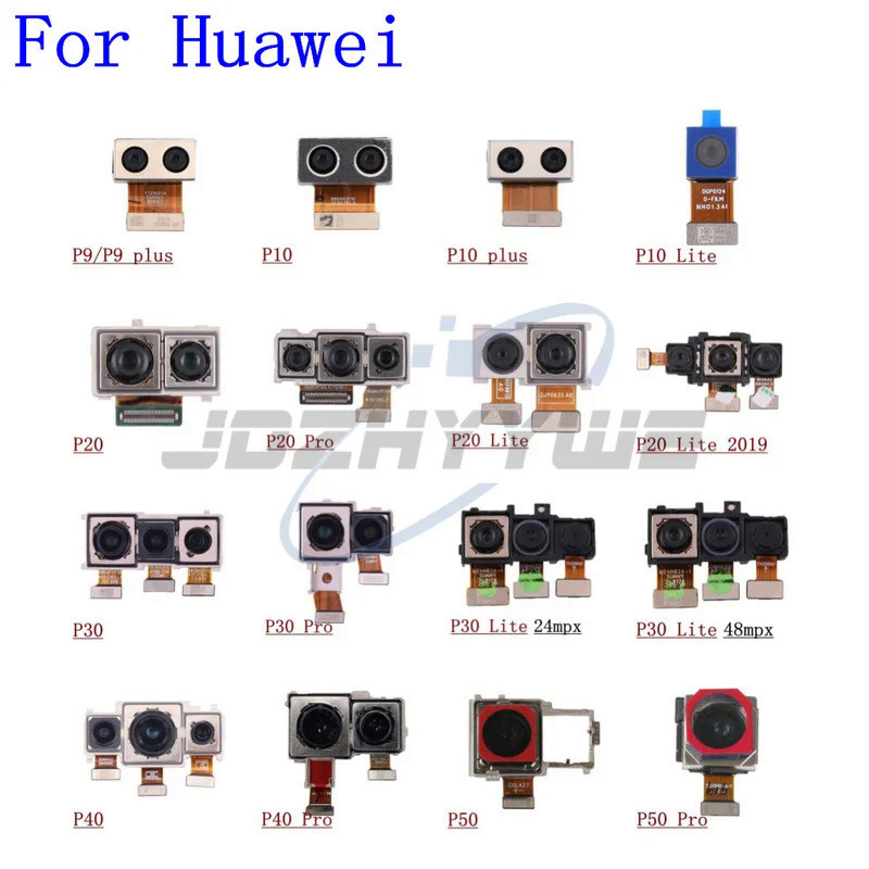 Original Rear Big Camera For Huawei P50 P40 P30 P20 Lite Pro P10 P9 Plus Back Main Facing Camera ...