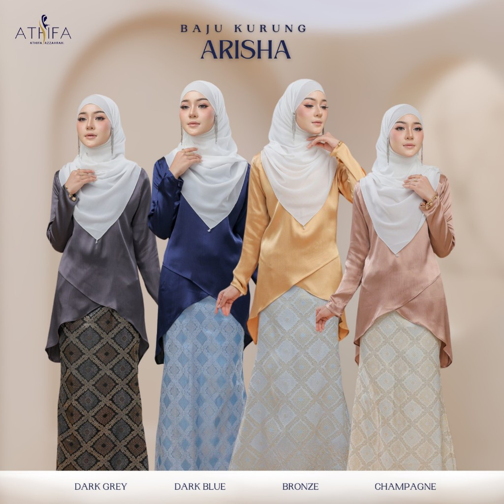 Baju Kurung ARISHA by ATHIFA AZZAHRAH Tulip Songket Labuh Belakang baju ...