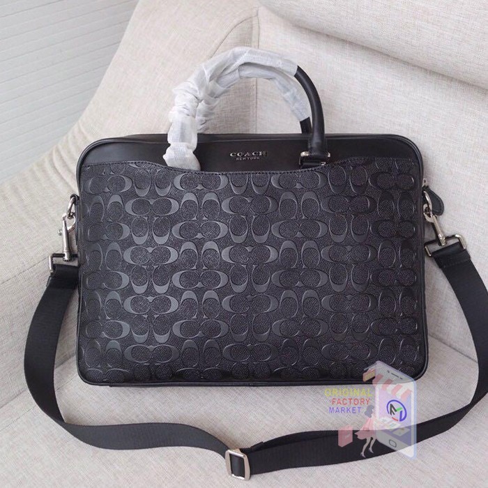 Original COC Bag 72973 Becket Compact Brief Signature Embossed Black ...