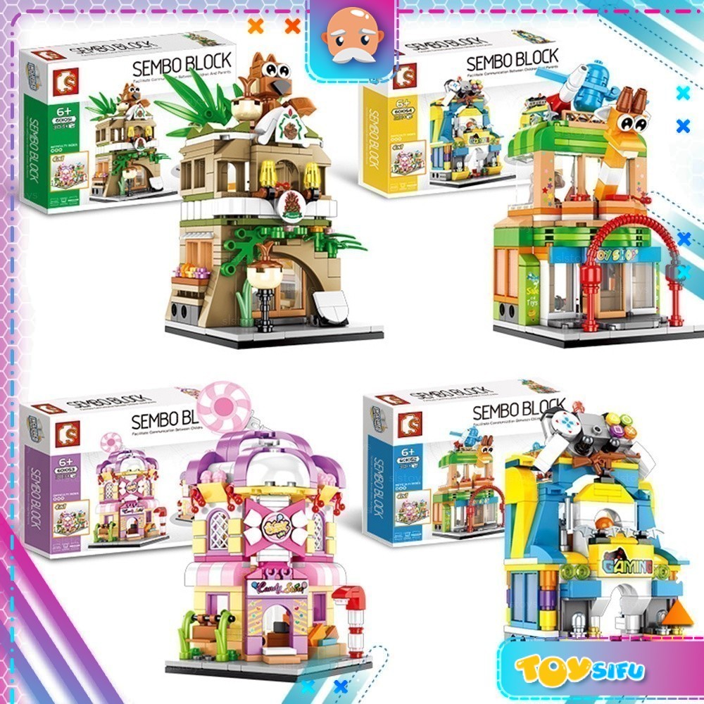 Sembo Building Street Block 4 Assorted Design 601051 / 601052 / 601053 ...